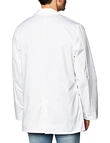 Med-Man Professional Whites with Certainty 31 Inch Consultation Coat, White, Medium
