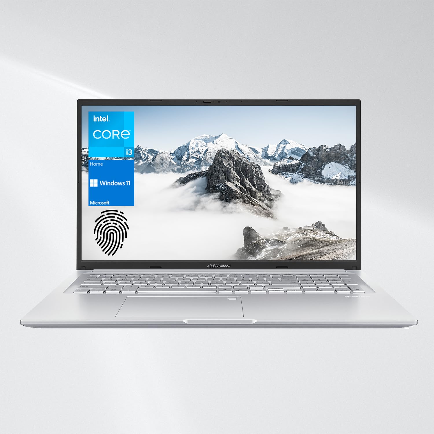 ASUS [Holiday Deals] Vivobook Laptop, Student and Business, 17.3" FHD Display, Intel Core i3-1220P Processor, 12GB RAM, 256GB PCIe SSD, Webcam, HDMI, FP Reader, Wi-Fi 6, Windows 11 Home, Silver