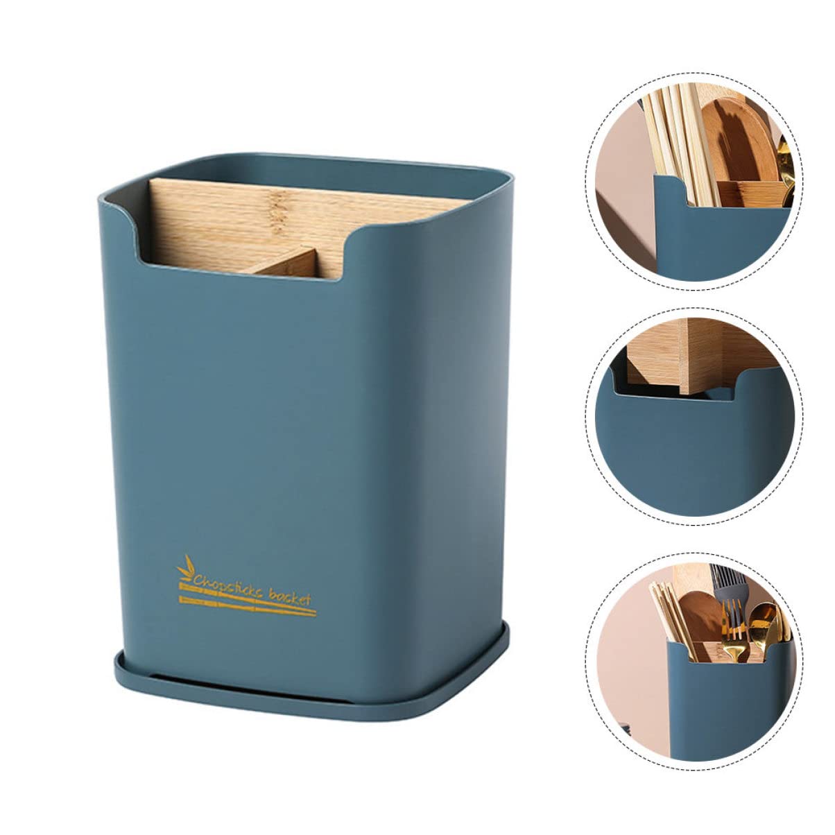 Cabilock Spoon Fork Organizer 1pc Cutlery Storage Box Basketball Pp Tableware Kitchen Utensils Container