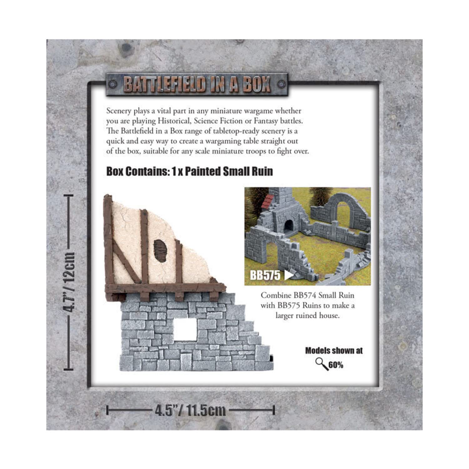 Battlefield in a Box: Wartorn Village - Small Ruin
