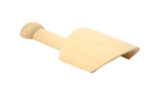 Perfect Stix 10-Pack Mini Wood Scoop, 4-1/4 L x 1-1/4 W-Inch