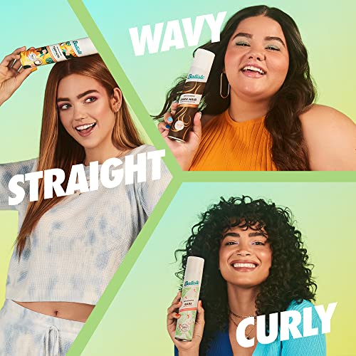 Batiste Dry Shampoo, Bare Fragrance, Refresh Hair and Absorb Oil Between Washes, Waterless Shampoo for Added Hair Texture and Body, Dry Shampoo Bottle 6.35 Oz(Pack of 1)