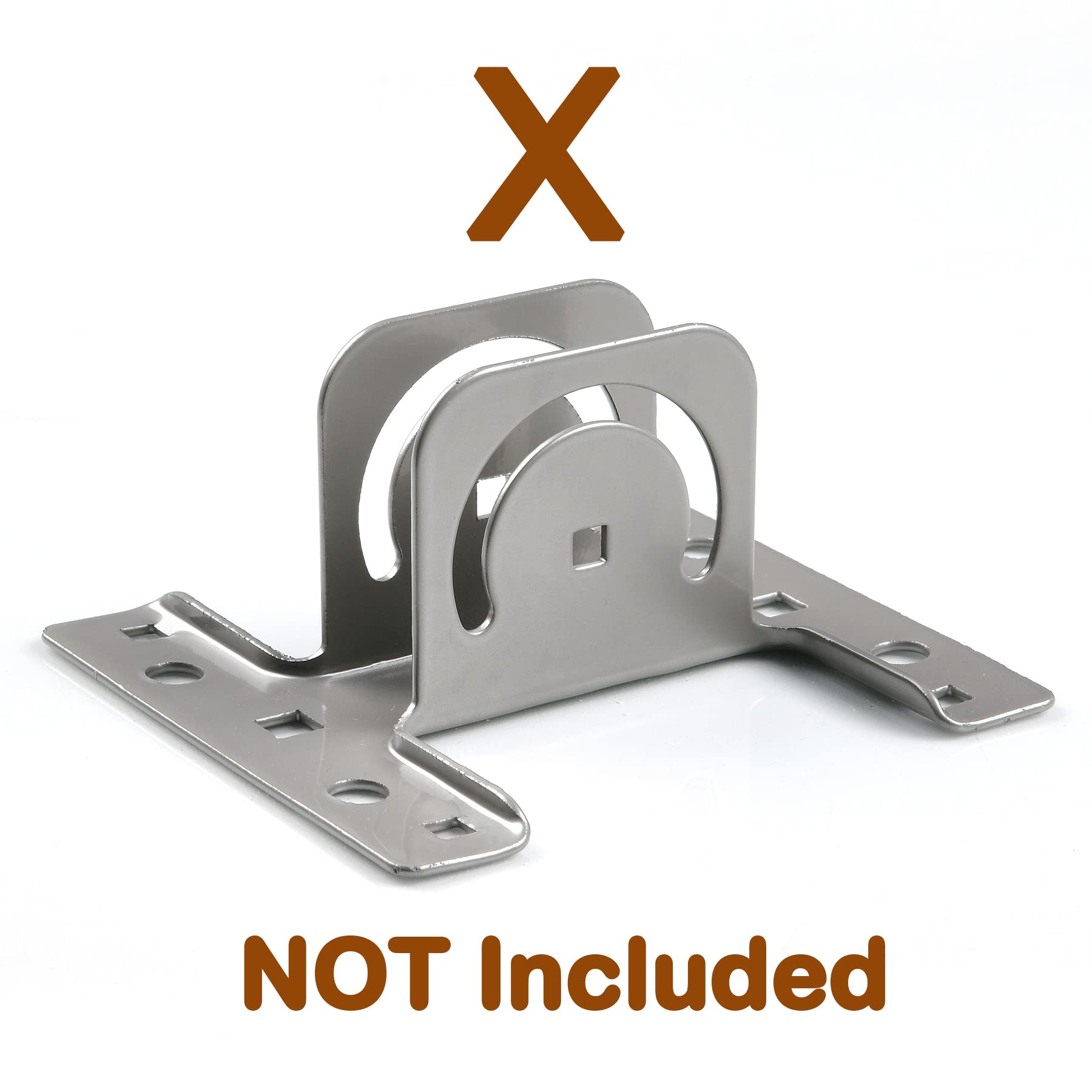 Extension Pole (1" Diameter, 16 3/4" Arm Length) Silver