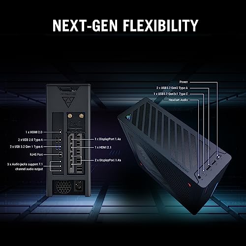 ASUS 2023 ROG G22CH DB776 Gaming Desktop PC, Small Form Factor, Intel Core i7-13700F, NVIDIA GeForce RTX 4070 Dual, 1TB SSD Gen 4, 16GB DDR5 RAM, Windows 11, G22CH-DB776,Gray