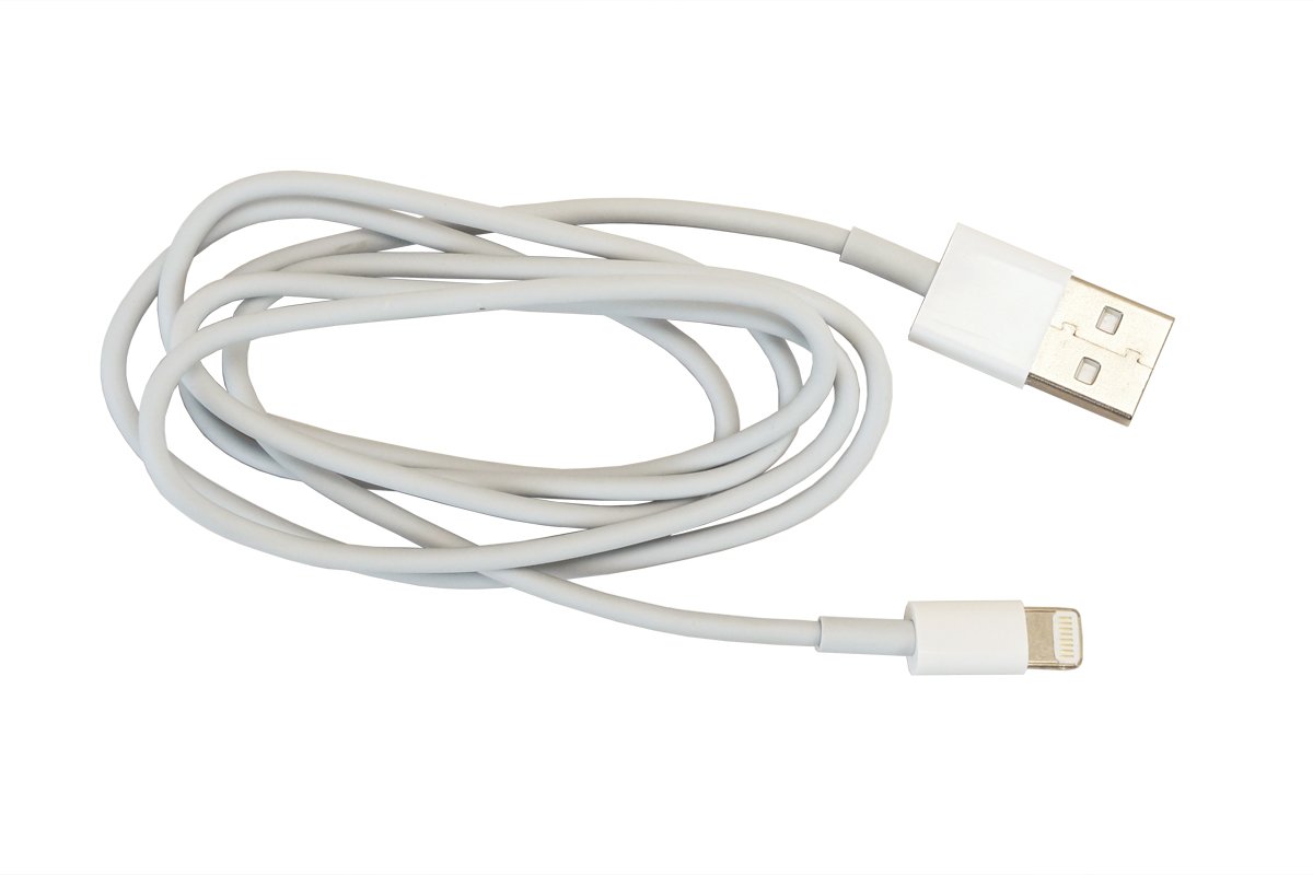 VisionTek Lightning to USB White 1 Meter Cable - 900704 , 3 feet