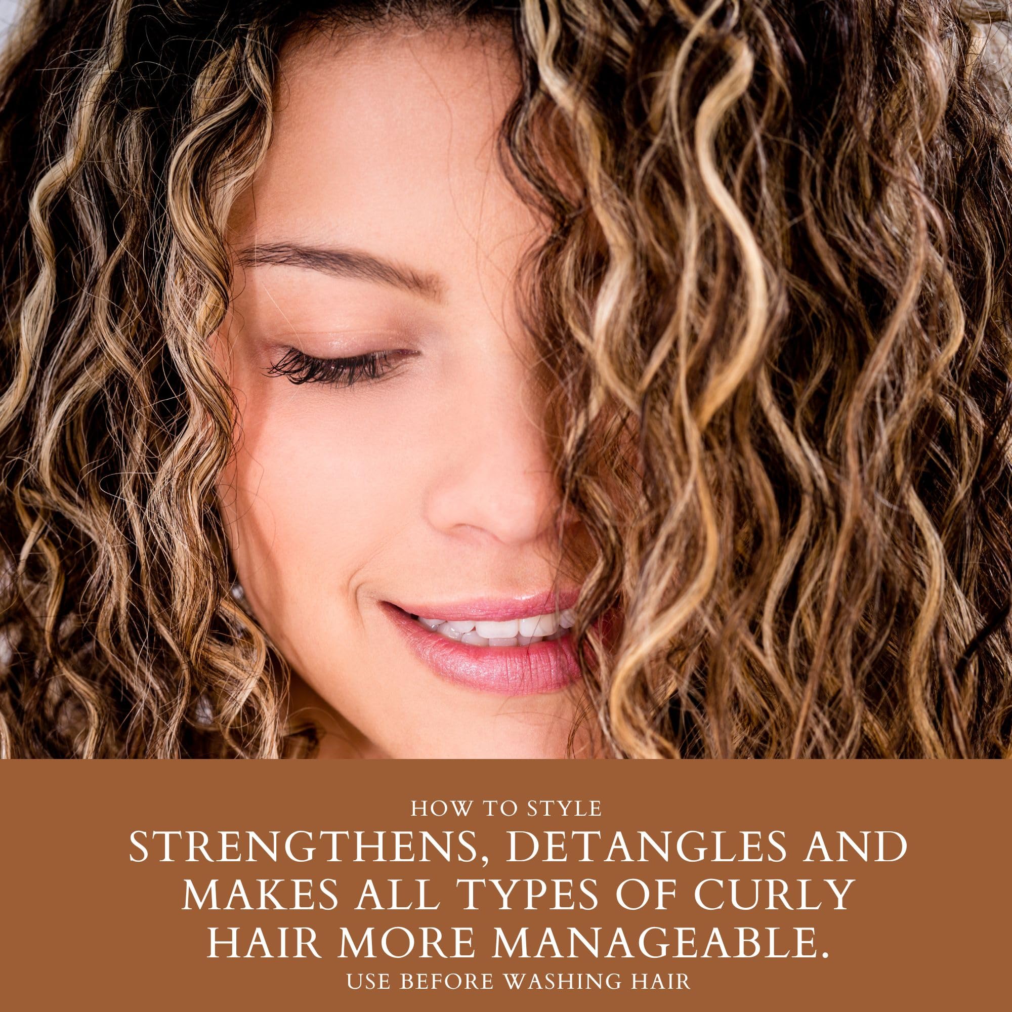 smartSOLUTIONS Curl Nourishing Conditioner, 8 oz | Defines Curls | Increases Shine | Revives Curls | Paraben-Free