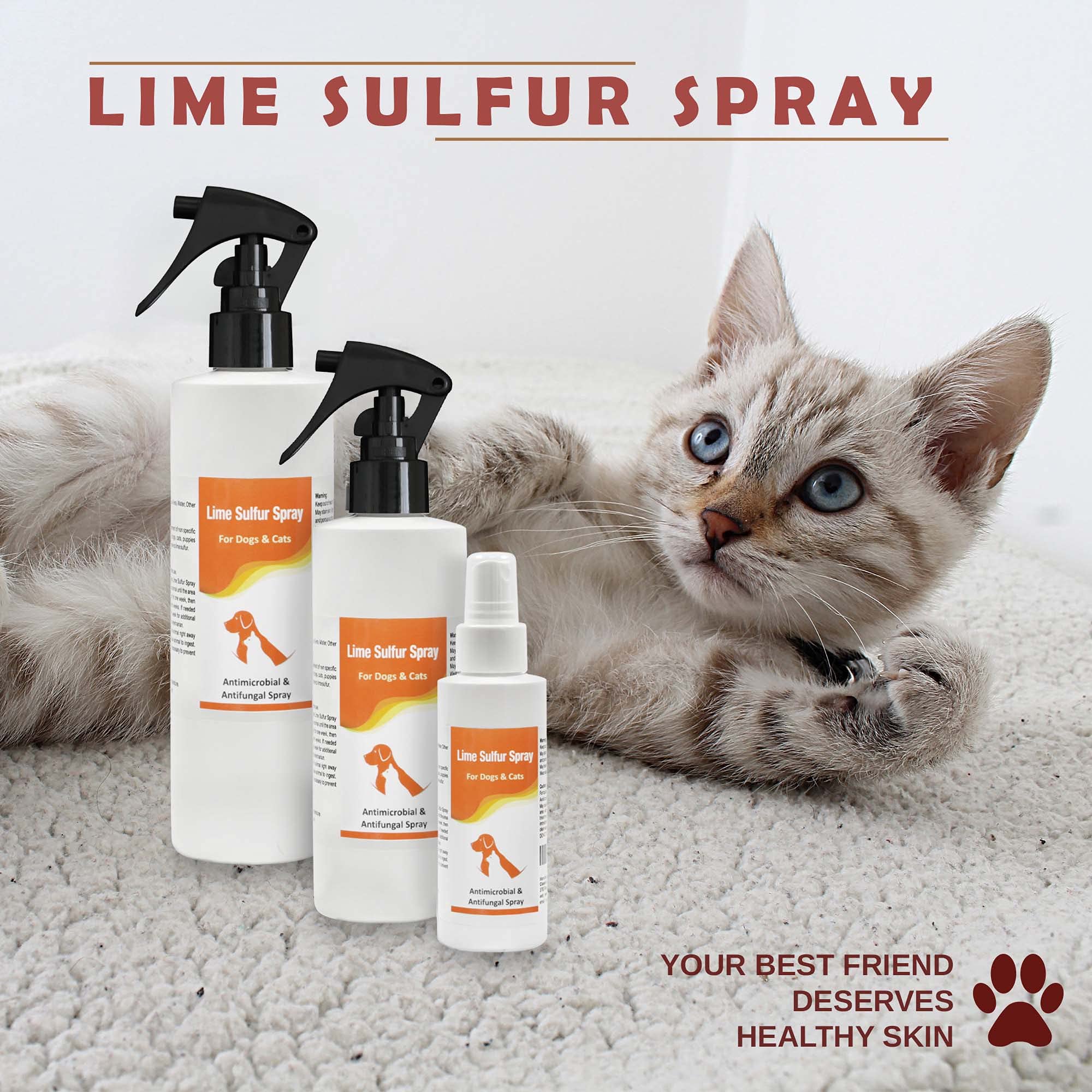Classic's Lime Sulfur Dip Bundle - 2 Items: Classic's Lime Sulfur Cream (2 oz) and Classic's Lime Sulfur Spray (4 oz), 2 Piece Set