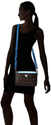 GUESS Maddy Crossbody Brown/Blue One Size