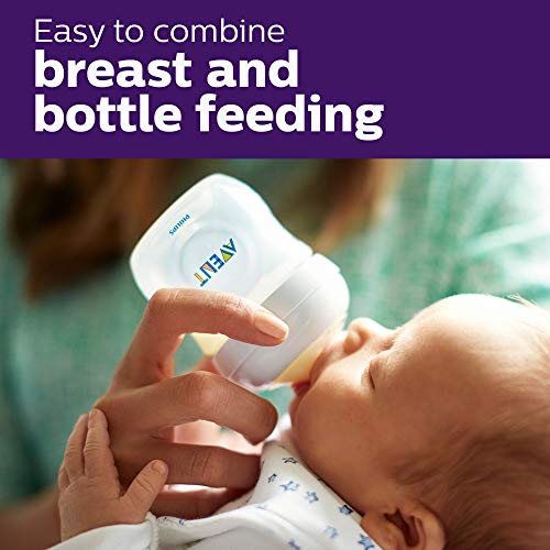 Philips AVENT Natural Baby Bottle, Clear, 9oz, 2pk, SCF013/27