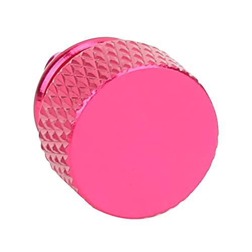 Computer Case Thumb Screws, Hand Tighten Screws Knurled Aluminum Alloy 20PCS/Set for Repair Mounting for Manual Operation(Pink)