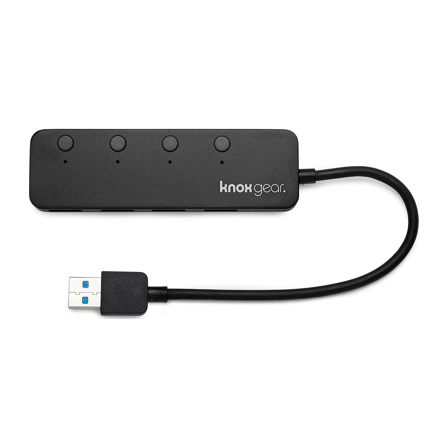 Arturia MicroLab 25-Key USB MIDI Keyboard Controller (Blue) with Knox 4-Port USB 3.0 Hub Bundle (2 Items)