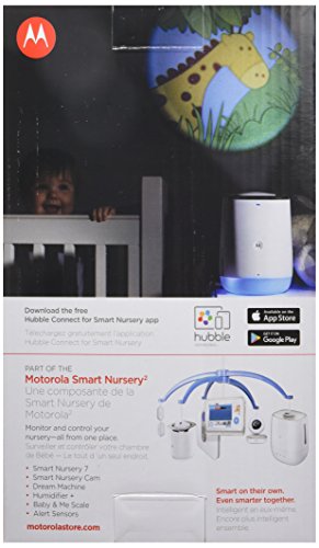 Motorola Smart Nursery Dream Machine Connected Sound and Light Projector with Audio Monitoring