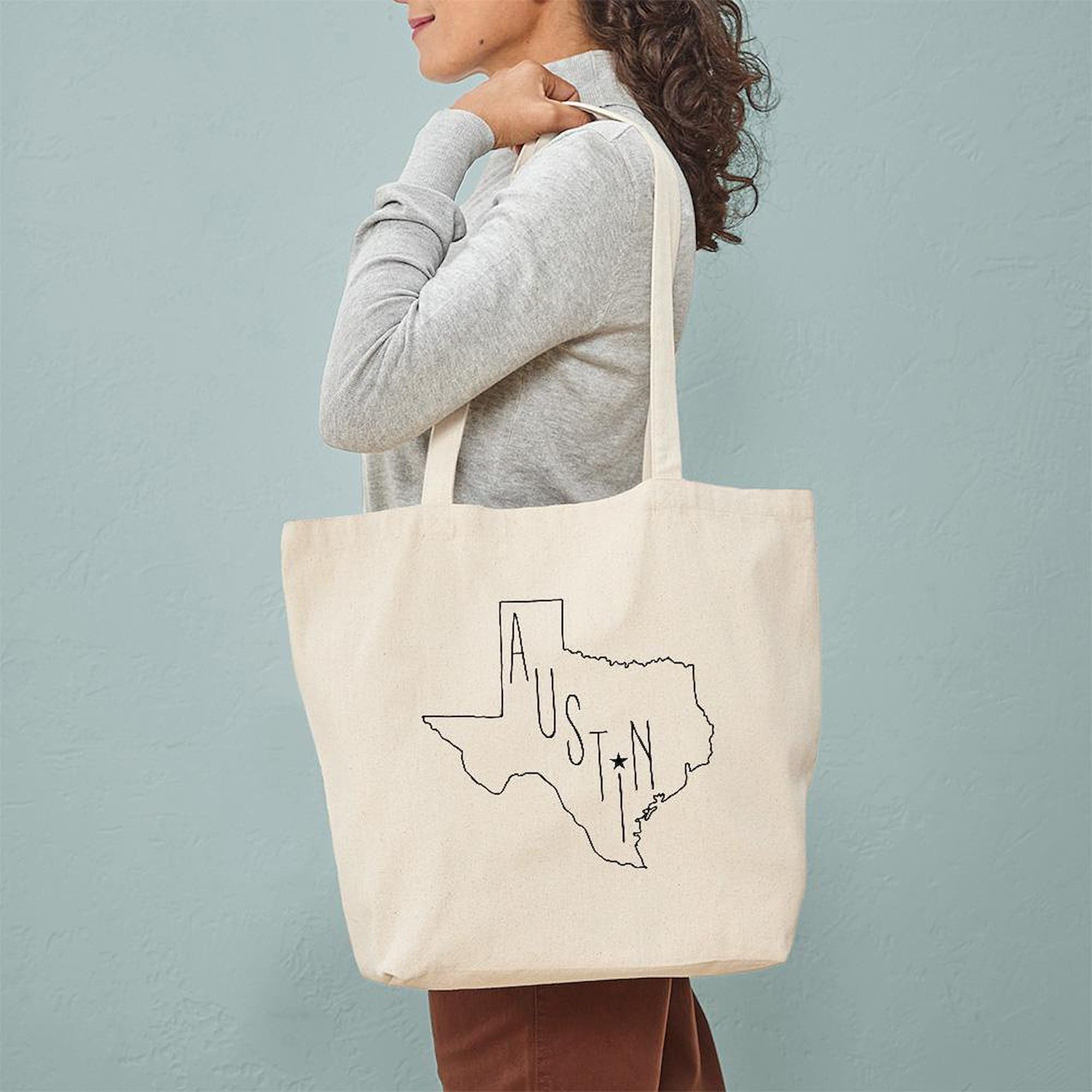 CafePress Austin Texas Tote Bag Canvas Tote Shopping Bag