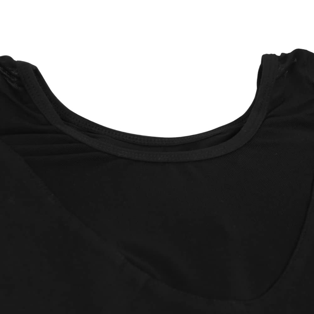 ASmileIndeep Ballet Leotard for Girls Long Sleeve Leotard for Dance, Gymnastics and Ballet (Black (Long Sleeve), Large)