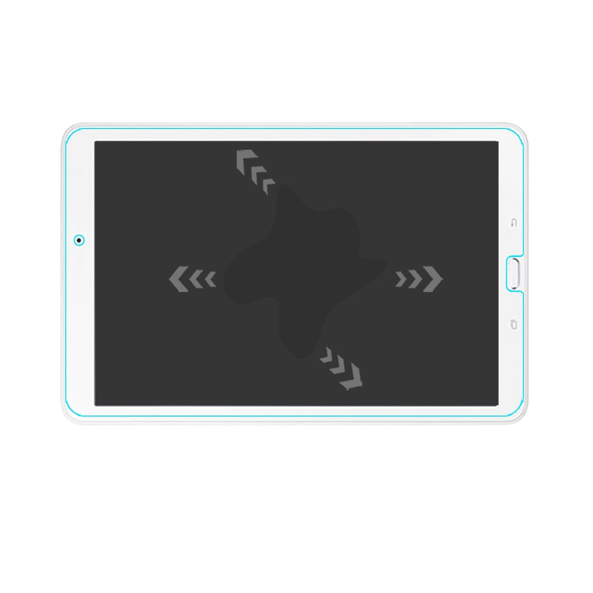 Mr.Shield [2-PACK] Designed For Samsung Galaxy Tab E 9.6 Inch [Tempered Glass] Screen Protector [0.3mm Ultra Thin 9H Hardness 2.5D Round Edge] with Lifetime Replacement