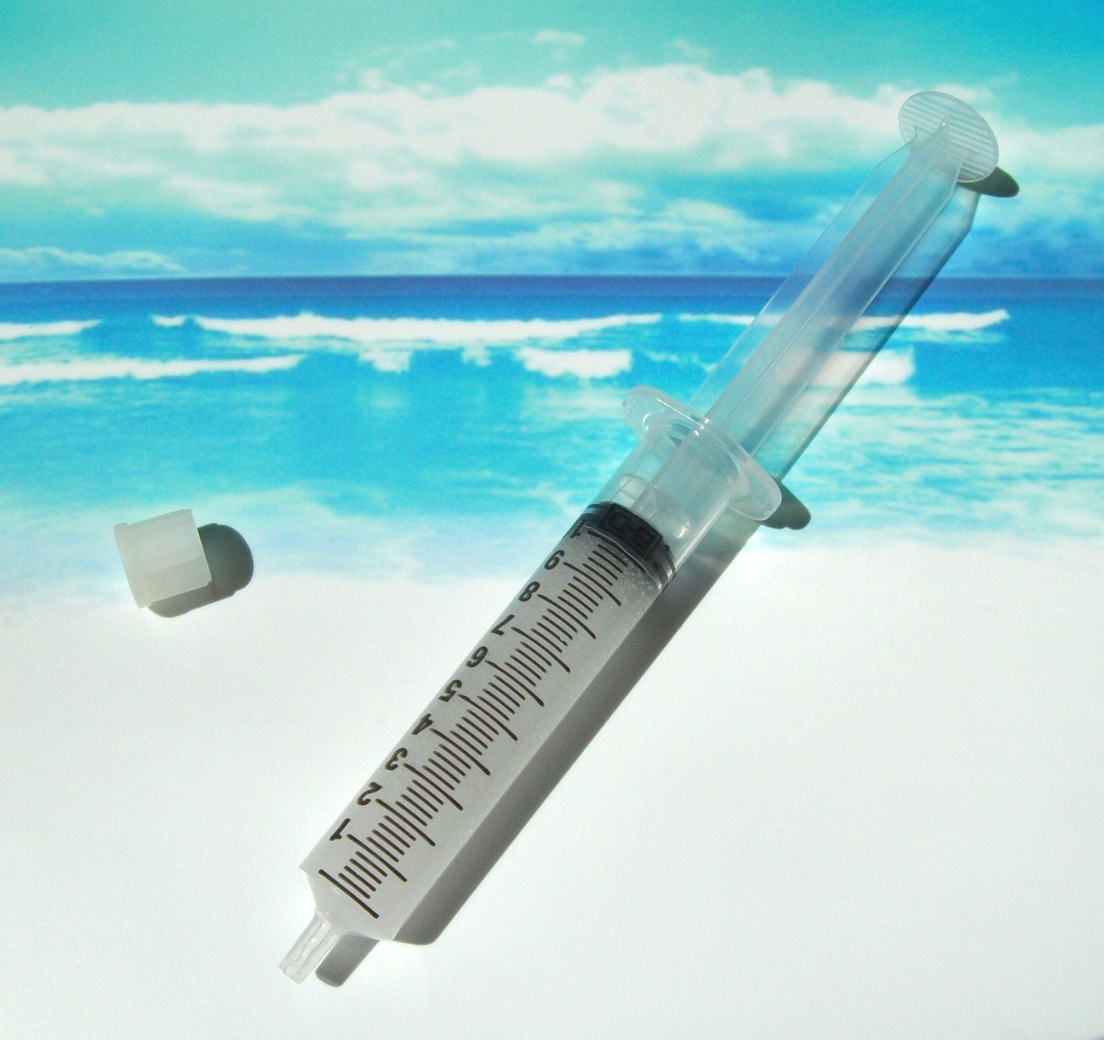 Teeth Whitening Gel Syringe 10ml Dispensers 44% Carbamide Peroxide Tooth Bleaching 4 Pcs