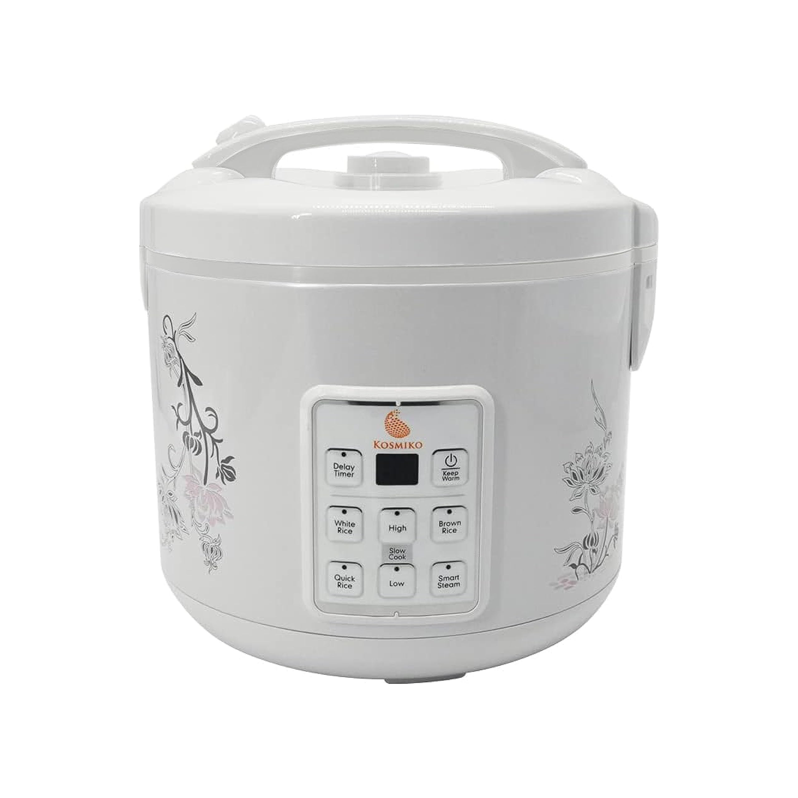 KOSMIKO Rice Cooker 20 Cup Cooked (10 Cup Uncooked)– Instant Pot Vegetable Steamer for Kitchen – Multipurpose Food Steamer for Rice, Meat, Veggies – Easy to Use and Elegant Design – Programable