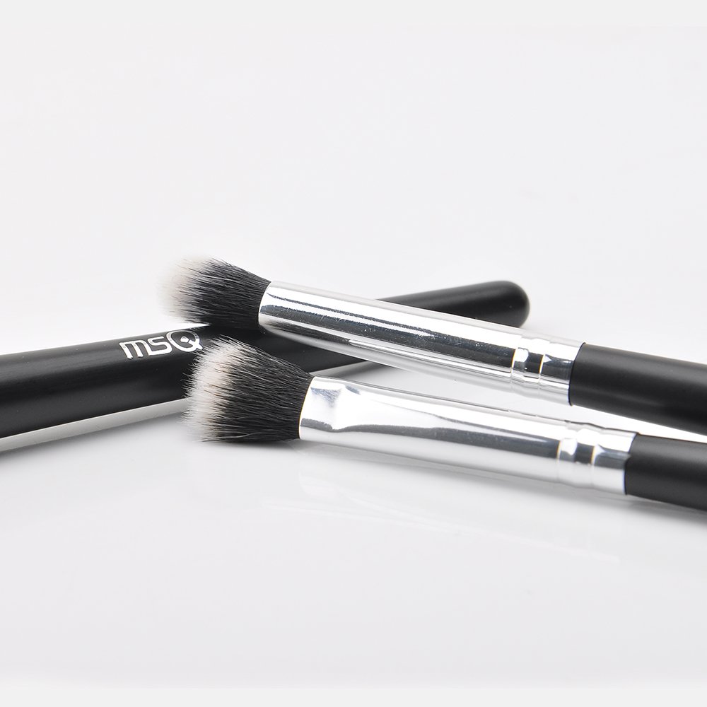 MSQ Eyeshadow Brushes Set 20pcs Makeup Eye Brushes Eyeshadow Blending Brush Eyebrow Eyeliner Lip Brush Beauty Brushes-Black