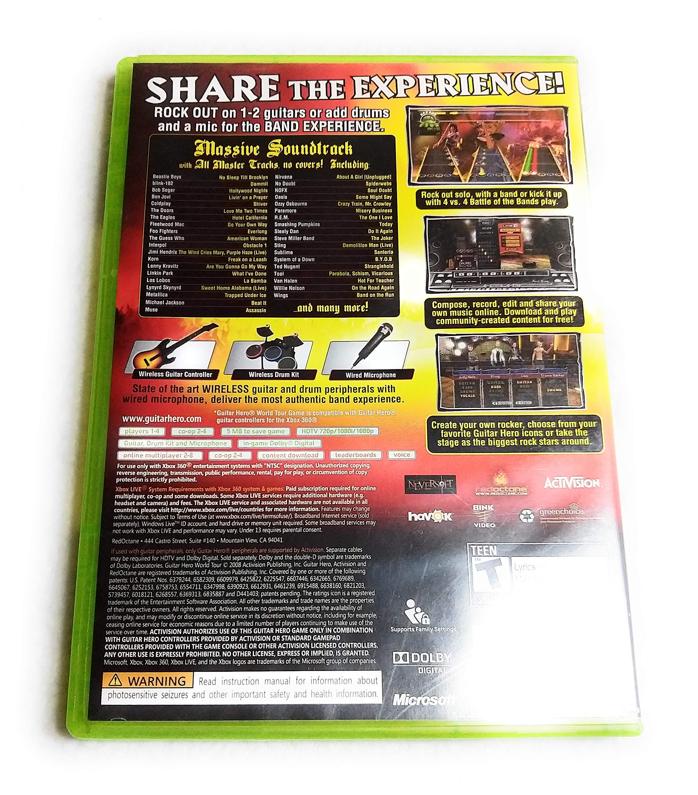 Guitar Hero World Tour (Renewed)
