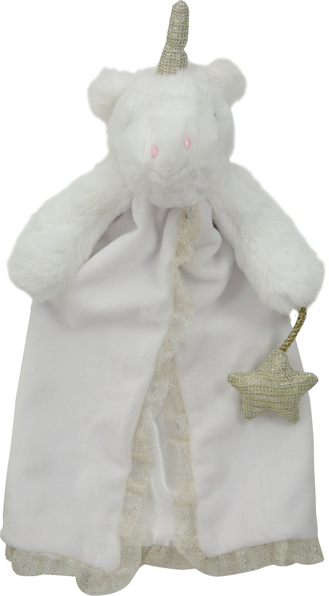 Mud Pie Unicorn Lovie White One Size