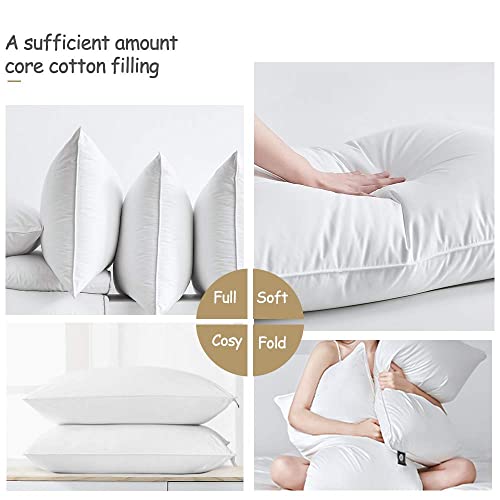 Toddler Pillow with Pillowcase | 13 x 18 Soft Hypoallergenic 100% Organic Cotton Baby Pillows for Sleeping | Small Kids Pillow, Infant - Perfect for Travel, Cribs Bed Sets, Machine Washable