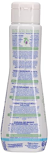 Mustela Baby Multi-Sensory Bubble Bath with Natural Avocado β Biodegradable Formula - 6.76 oz.