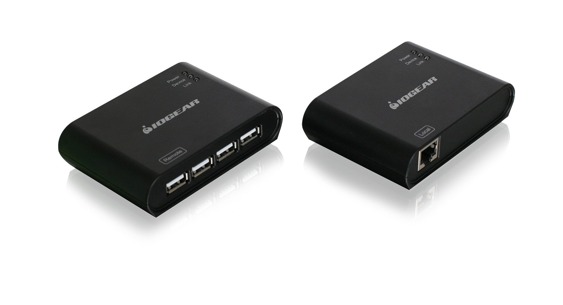 USB 2.0 4 Port USB Extender - Up To 165Ft - Cat5, Cat5e or Cat6 Ethernet - High Speed (480Mbps) - Plug-n-Play - TAA compliant - Windows - MacOS - GUCE64