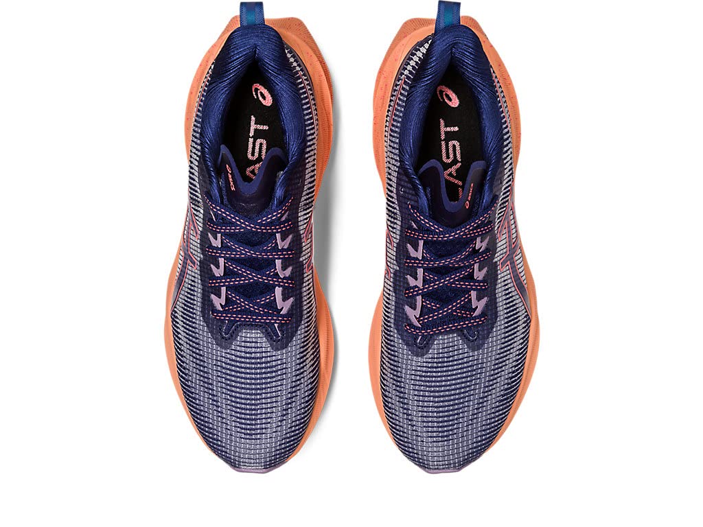 ASICS Women's NOVABLAST 3 Running Shoes, 7.5, GLOW YELLOW/WHITE