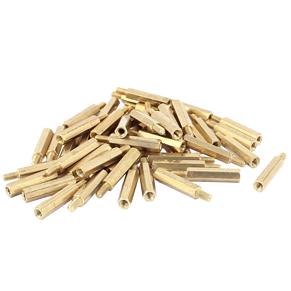 uxcell a15110200ux0308 50pcs Motherboard M3 20mm+6mm Female Male Standoffs Screw Hex Spacer (Pack of 50)