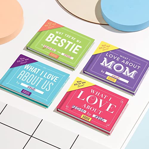 Knock Knock Why You're My Bestie Book Fill in the Love Fill-in-the-Blank Book Gift Journal, 4.5 x 3.25-Inches