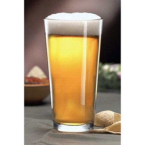 Libbey Pint Glass with DuraTuff Rim (1639HT), 16oz - Set of 12