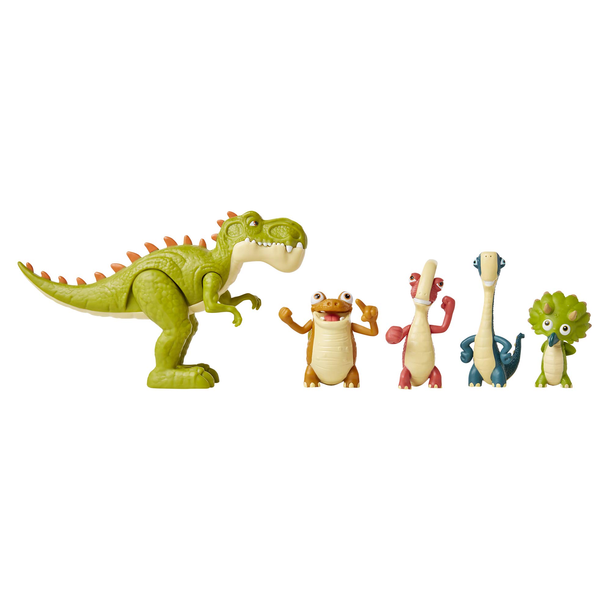 Gigantosaurus Figures Giganto & Friends Toy Action Figures, Includes: Giganto, Mazu, Bill, Tiny & Rocky β Articulated Characters Range from 2.5-5.5" Tall