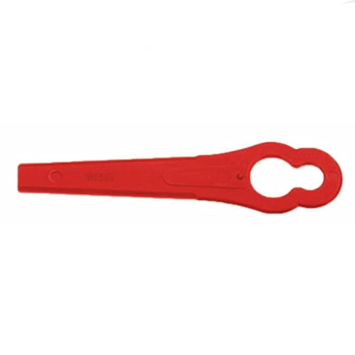 EVIKI Tool parts replace for Machine 100pcs Plastic Cutting Blades 83mm for Cordless Grass Cutter Strimmer Trimmer PA6 Lawnmower Blade Gardening Tools