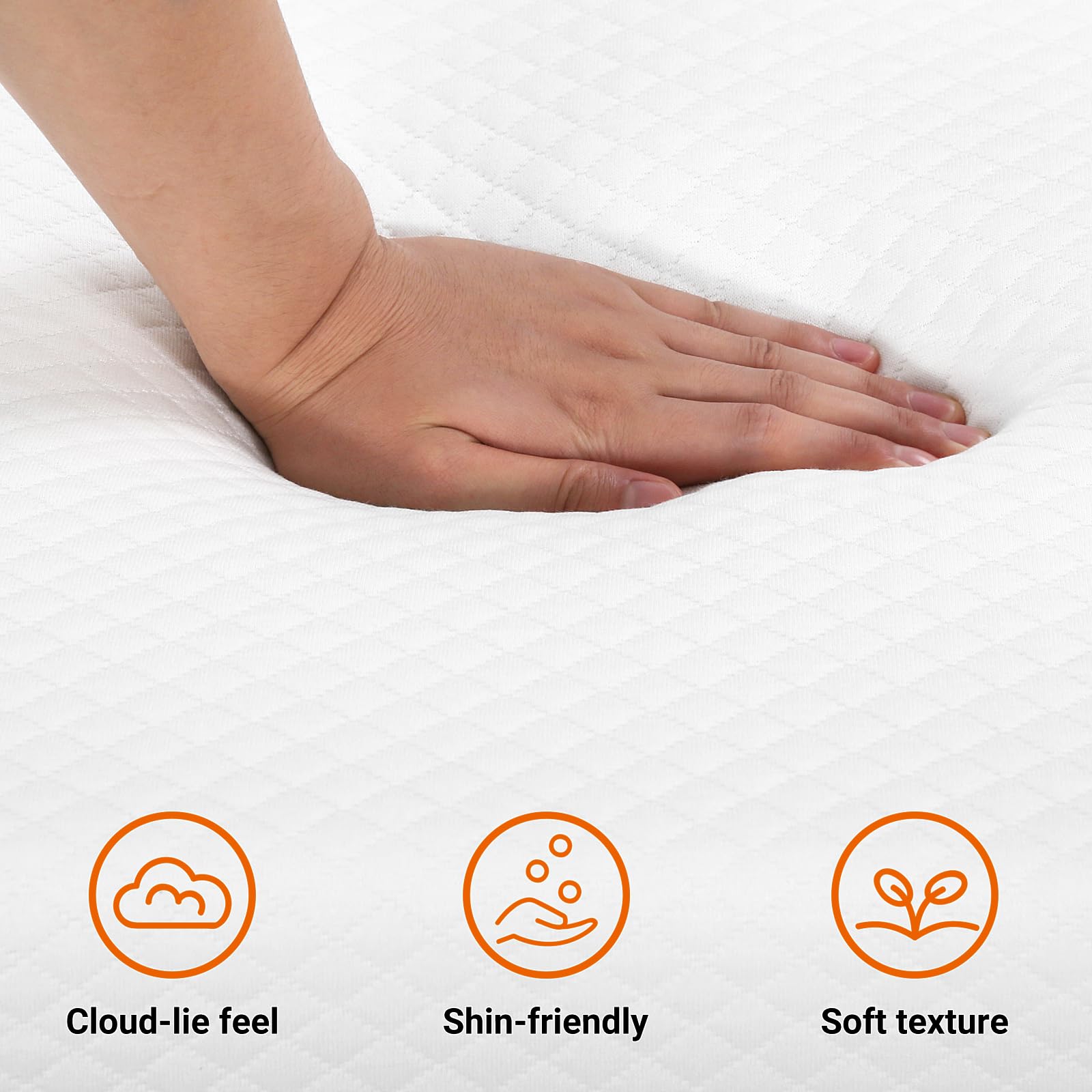 King Mattress, 6 Inch Gel Memory Foam Mattress for Cool Sleep & Pressure Relief, Medium Firm RV Daybed Mattress for Kid and Adults, Bed-in-a-Box, CertiPUR-US Certified