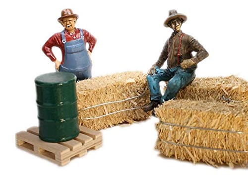 Meyer Imports Mini Hay Bales - Small - (Pack of 3) Small Decorative Hay β for Craft/Dollhouse/Farm/Halloween/Table Decoration - 2.5 x 1 Inches Each