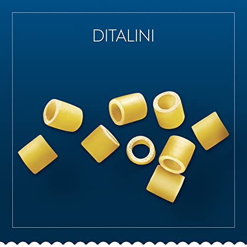 Barilla Ditalini Pasta, 16 oz. Box - Non-GMO Pasta Made with Durum Wheat Semolina - Kosher Certified Pasta