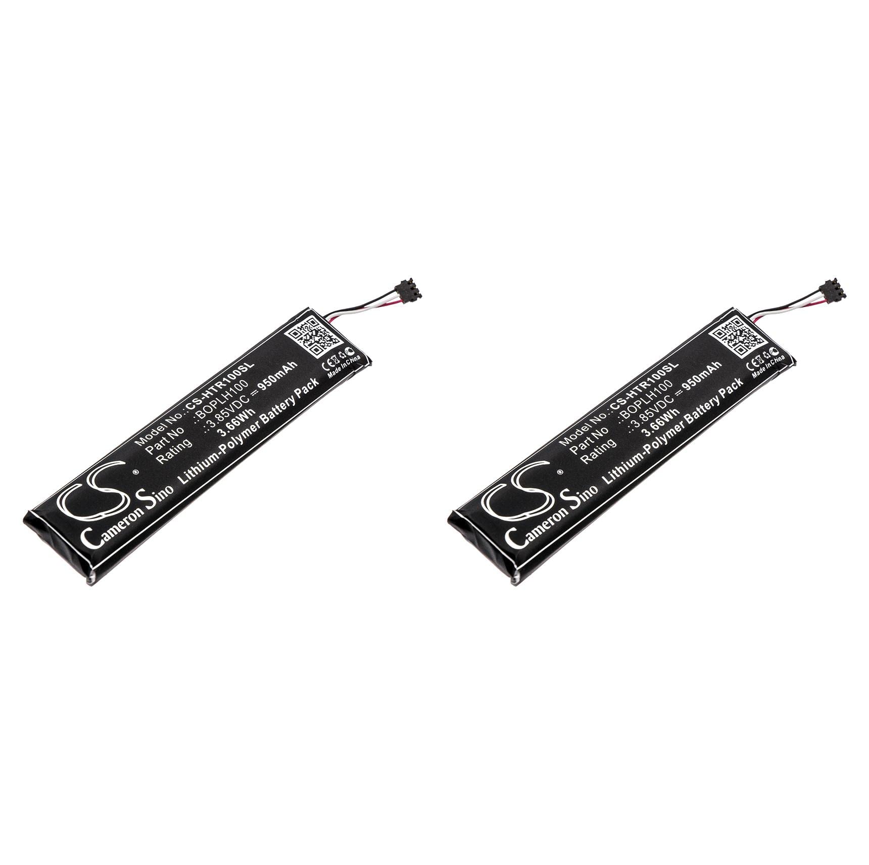 BCXY 2 Pcs Battery Replacement for Vive Handle Controller VR Vive Controller VR Vive VR SS Vive Controller 35H00244-00M BOPLH100