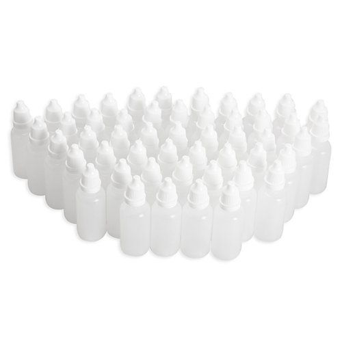 Wowlife Empty Plastic Dropper Bottles Small Plastic Bottles of Liquid 5ml, 25/50/100/200 Pcs (25)