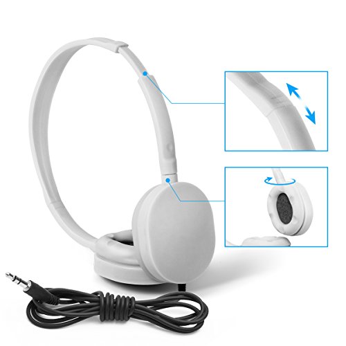 Wholesale Bulk Headphone Earphone Earbud - Kaysent(KHP0-10Mixed) 10 Pack Wholesale Mixed Colors(Each 2 Pack) Headphone for School, Classroom, Airplane, Hospiital, Students,Kids and Adults