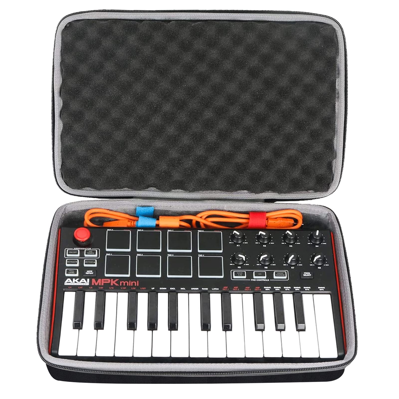 co2CREA Hard Case Replacement for Akai Professional MPK Mini MKII/MPK Mini Play 25 Key USB MIDI Keyboard Controller