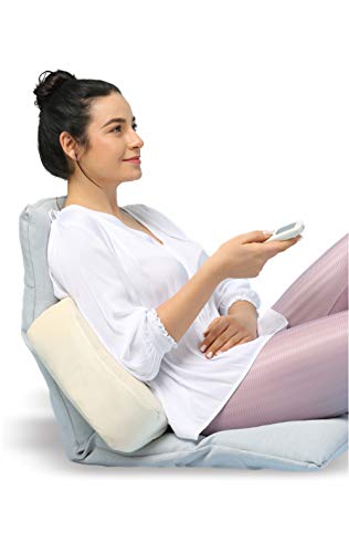 LightEase Memory Foam Pregnancy Side Sleeping Pillow Double Wedge for Body, Belly, Back Support