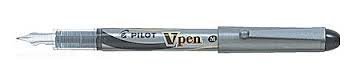 Pilot V Pen (Varsity) Disposable Fountain Pens, Black Ink, Medium Point Value Set of 5(With Our Shop Original Product Description)