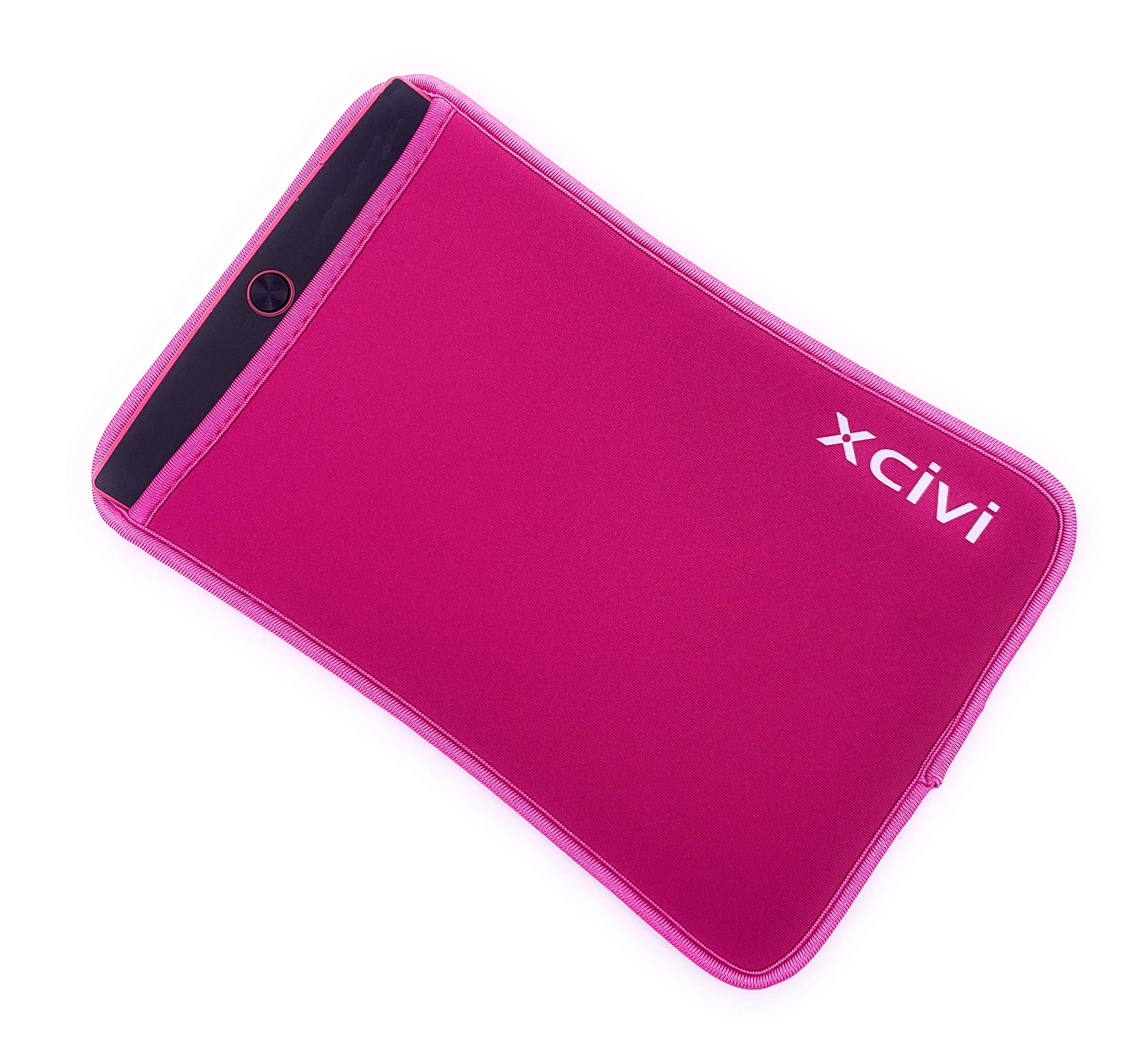 Neoprene Sleeve Case for Boogie Board Jot 8.5 LCD eWriter Board and Basics Reusable Writing Pad (Pink)