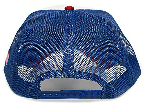 Back To Back World War Champs Eagle Unisex-Adult Trucker Hat -One-Size (Royal/Red)