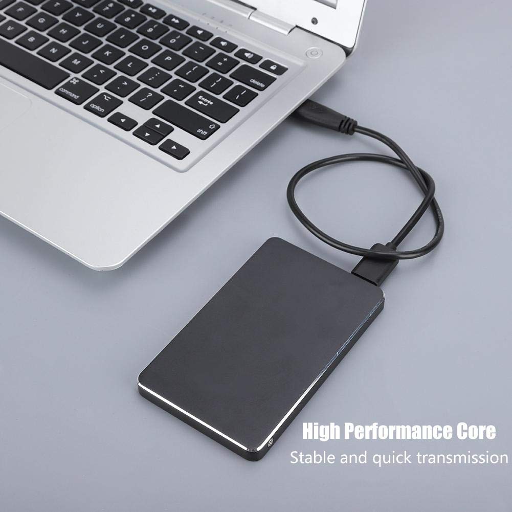 ASHATA Mobile USB 3.0 Portable External Hard Drive, 2.5 Inches Portable USB3.0 External Mobile Hard Drive SSD HHD High Speed Transmission, Small Size with Large Capacity(160G)