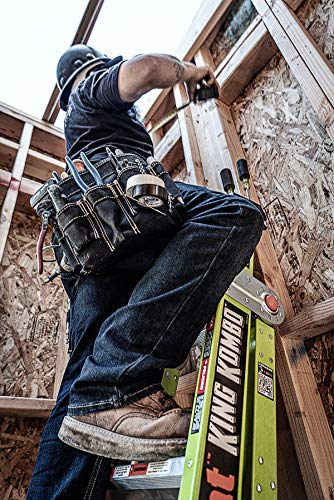 Little Giant Ladders, King Kombo, Professional, 4 ft. A Frame, 7 Ft. Extension, Fiberglass, Type 1AA, 375 lbs weight rating, (13470-001)