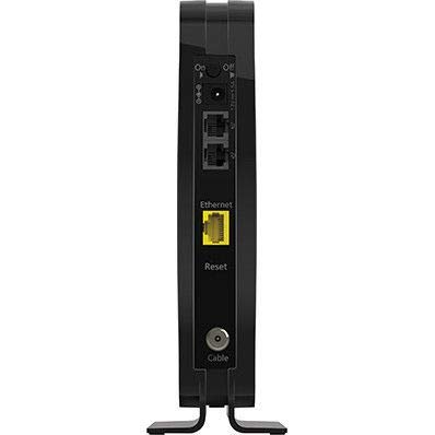 NETGEAR Cable Modem with Voice CM500V - For Xfinity by Comcast Internet & Voice | Supports Cable Plans Up to 300 Mbps | 2 Phone lines | DOCSIS 3.0, Black, 16x4 w/ Voice (CM500V-100NAS)