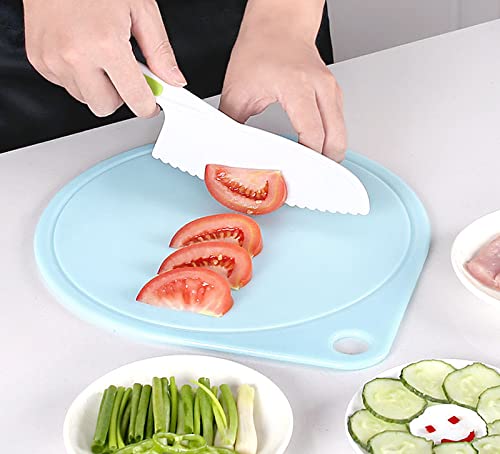 YOFAN 3-Pack Children safe plastic nylon knife,3-Piece kid friendly knives