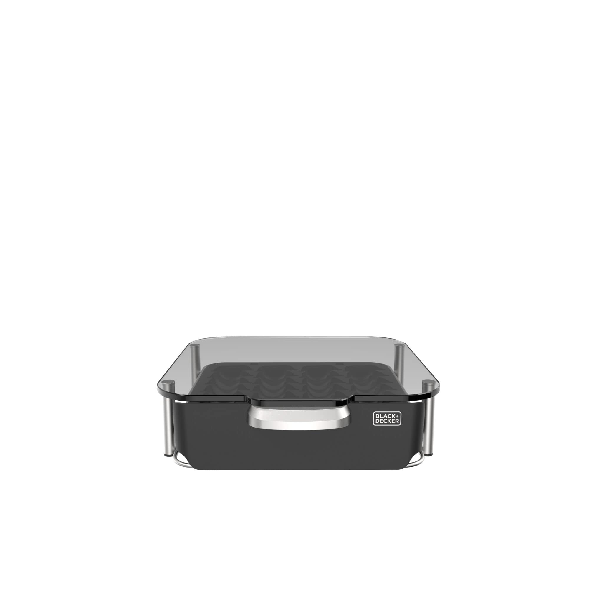 BLACK+DECKER bev by BLACK+DECKER Cocktail Maker Storage Drawer for Bartesian Capsules, Holds up to 36 Bartesian Pods, Sturdy and Stackable Pod Holder (BECS132)