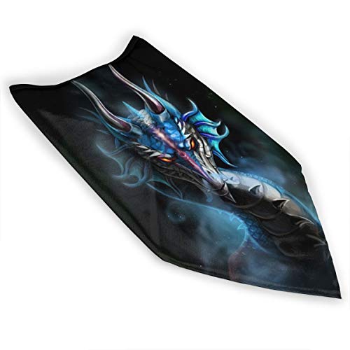 Blue Dragon Neck Gaiter Face Scarf Mask-Dust, Sun Protection Cool Lightweight Windproof, Breathable Fishing Hiking Running Cycling